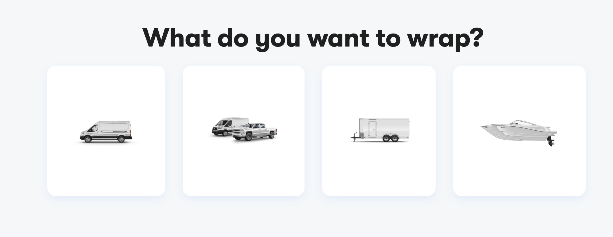 Wrap Anything - Select a Project Type | Wrapmate